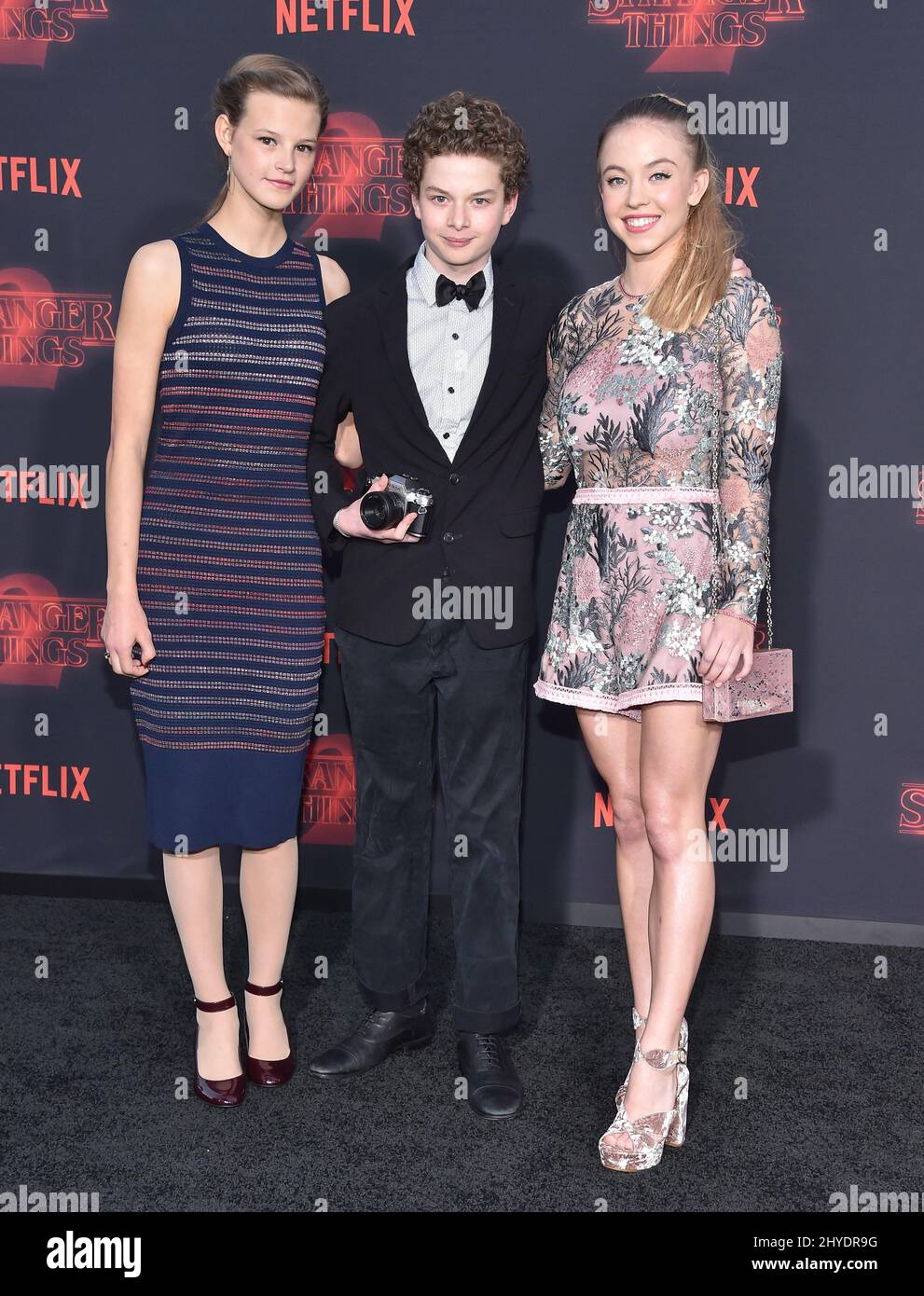 Peyton Kennedy, Sydney Sweeney and Quinn Liebling attending Netflix's ...