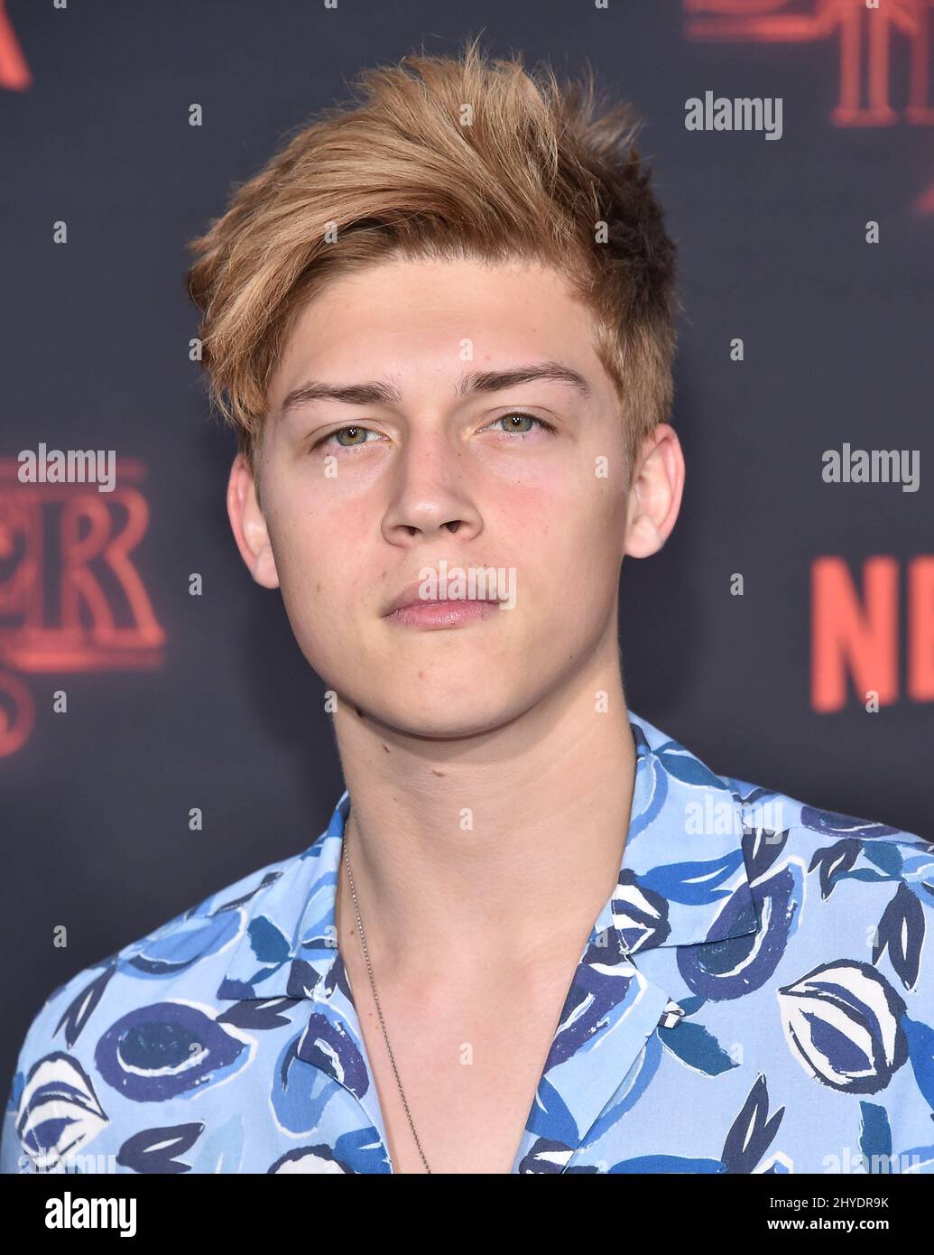 Ricky Garcia attending Netflix's Stranger Things 2 Premiere Event Stock ...