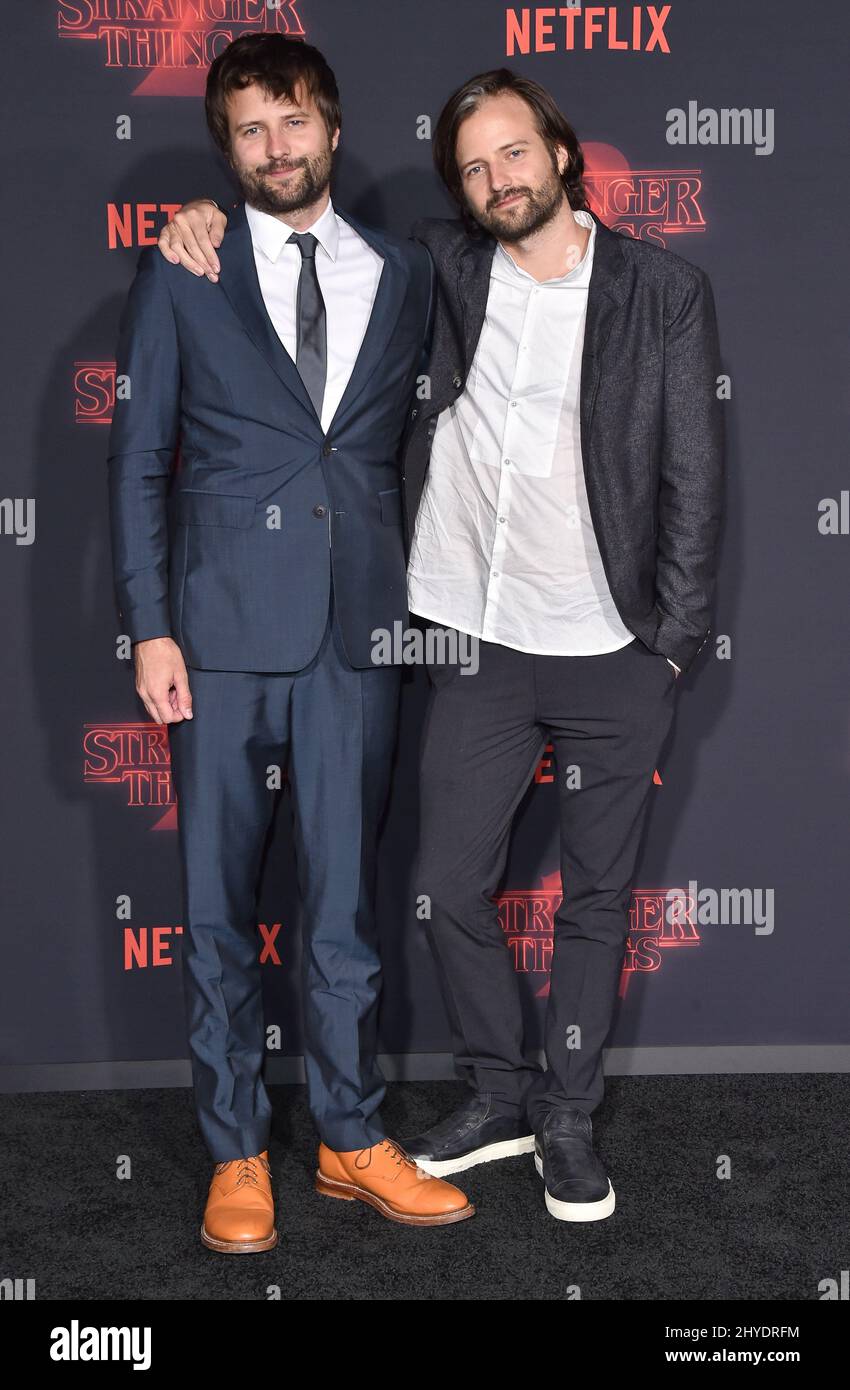 Matt Duffer And Ross Duffer Attending Netflixs Stranger Things 2