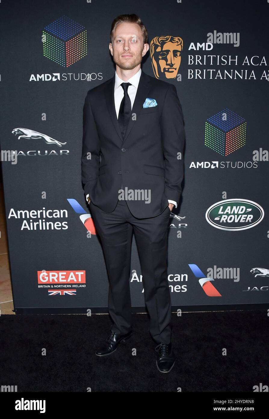 Neil Jackson attending the 2017 AMD British Academy Britannia Awards ...