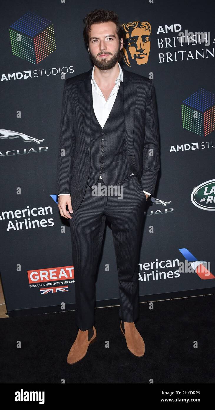 Guy Burnet attending the 2017 AMD British Academy Britannia Awards held ...