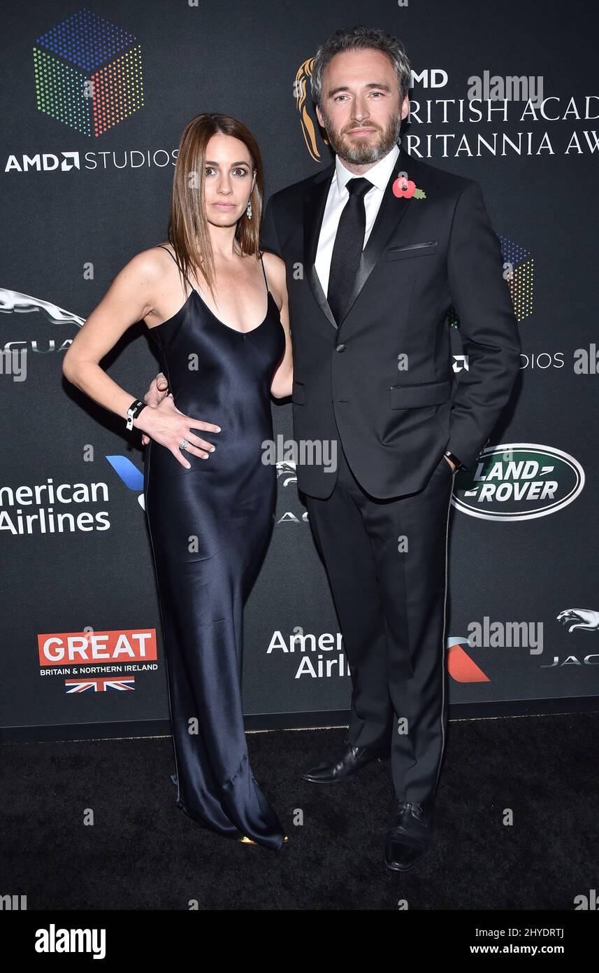 Michael Howells and Courtney Howells attending the 2017 AMD British ...