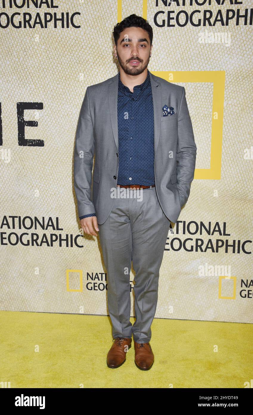 EJ Bonilla attending the premiere of The Long Road Home in Westwood ...