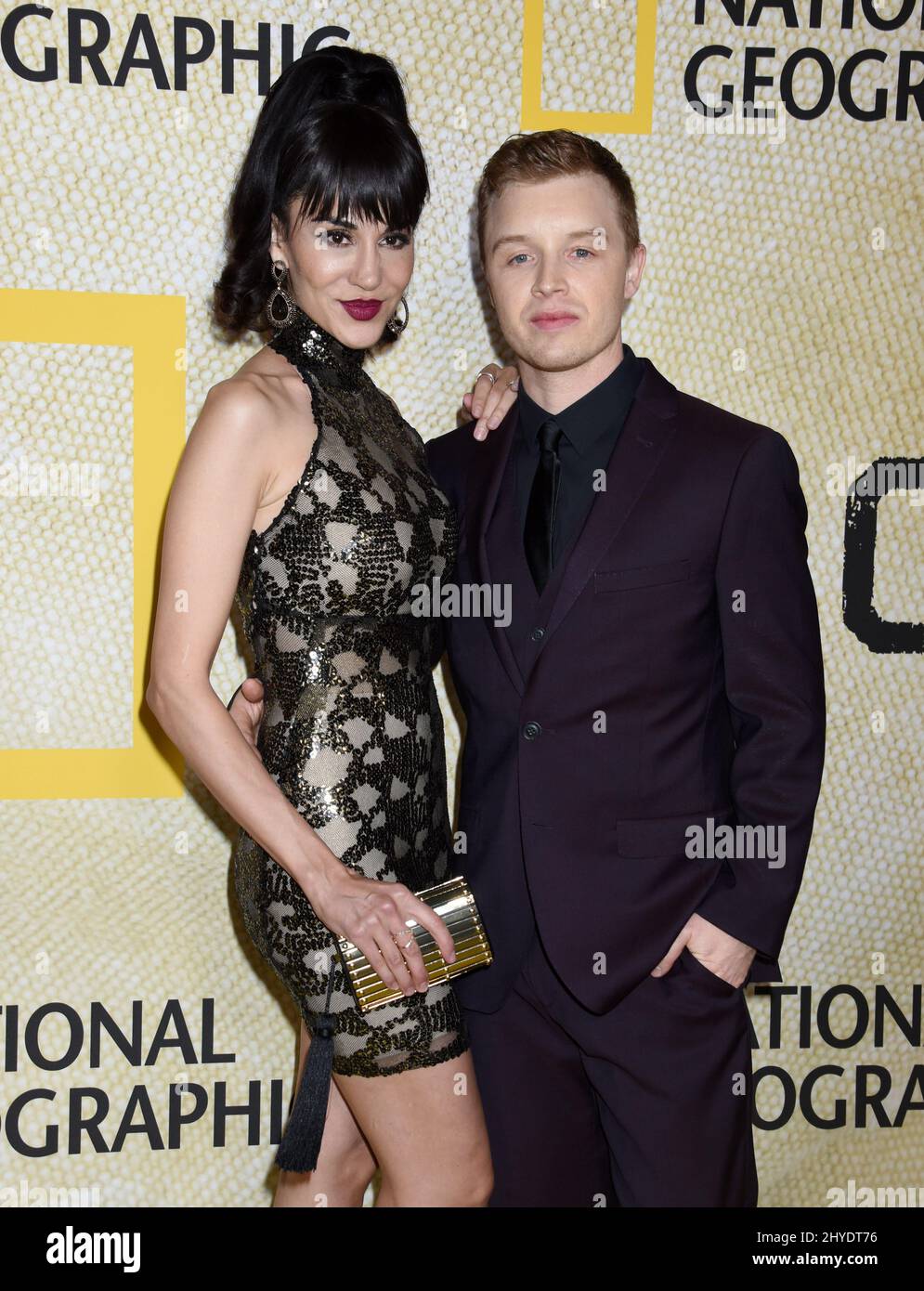 Layla Alizada and Noel Fisher attending the premiere of The Long Road ...