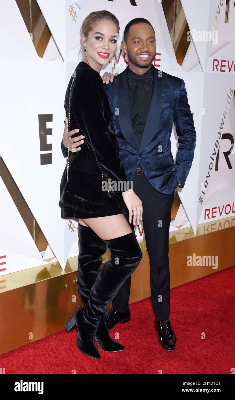 Jasmine Sanders and Terrence Jenkins attending the 1st Annual 'Revolve ...