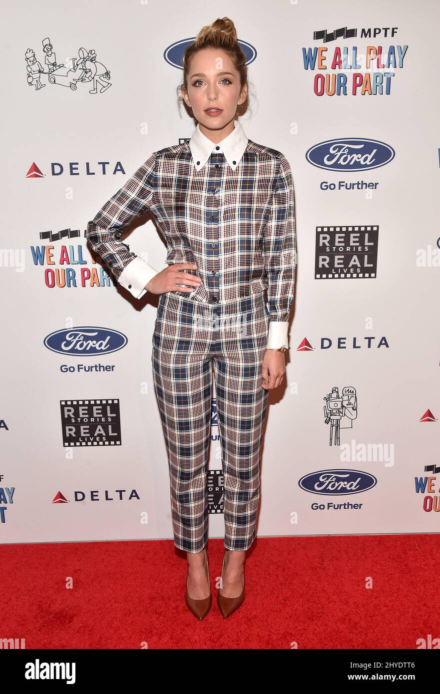 Jessica Rothe attending the 6th Annual Reel Stories, Real Lives ...