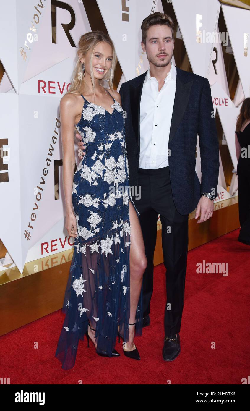 Romee Strijd and Laurens van Leeuwen attending the 1st Annual 'Revolve ...