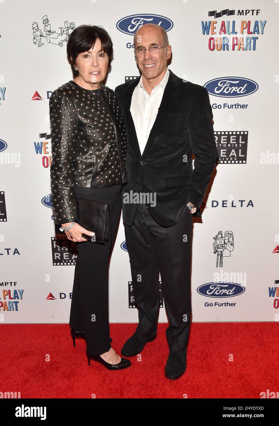 Jeffrey katzenberg arrives for the 6th annual hi-res stock photography ...