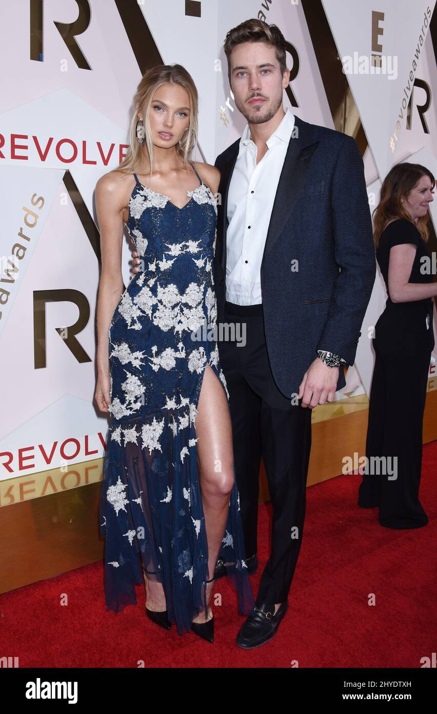 Romee Strijd and Laurens van Leeuwen attending the 1st Annual 'Revolve ...