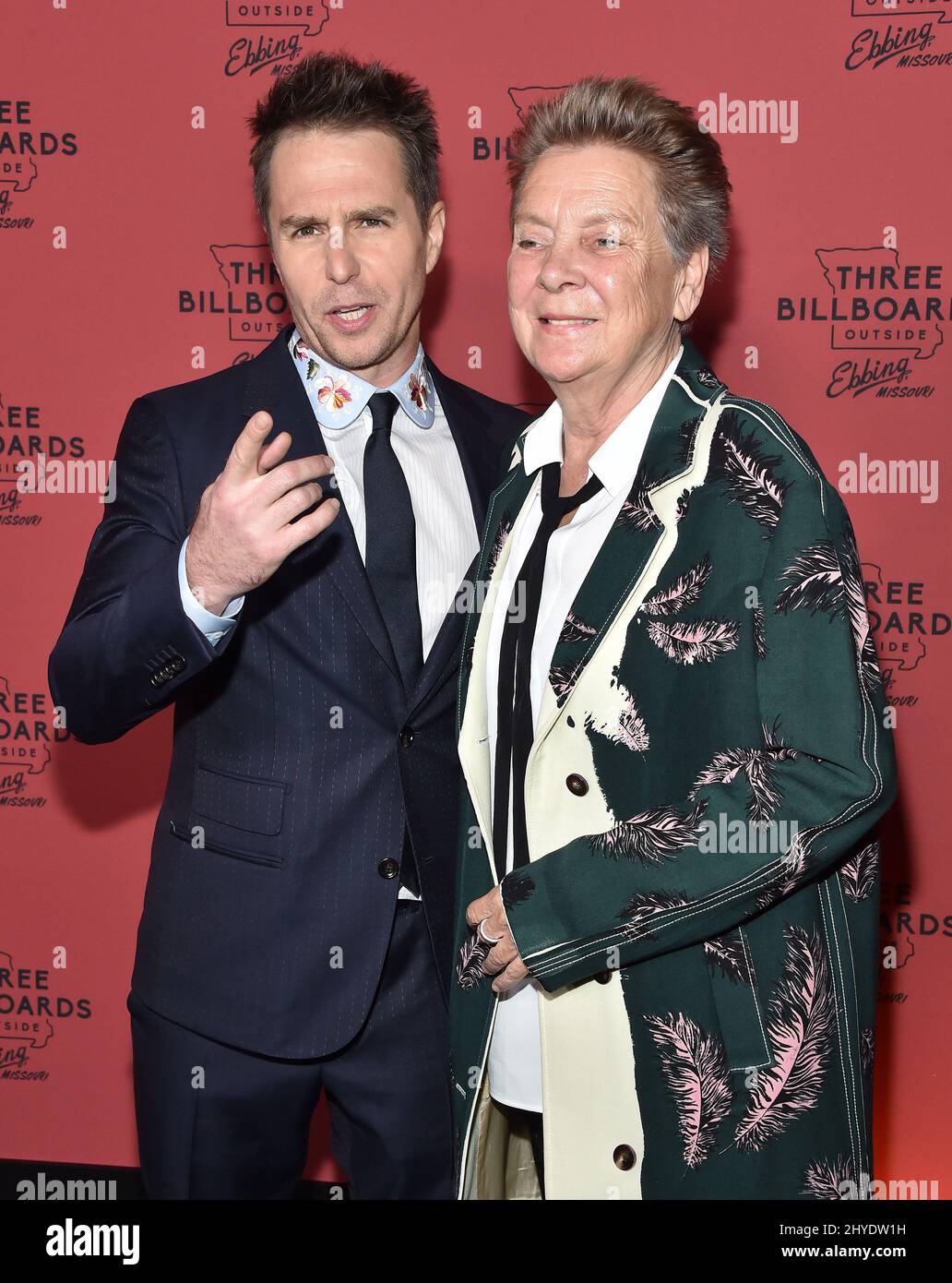Sam Rockwell and Sandy Martin attending "Three Billboards Outside ...