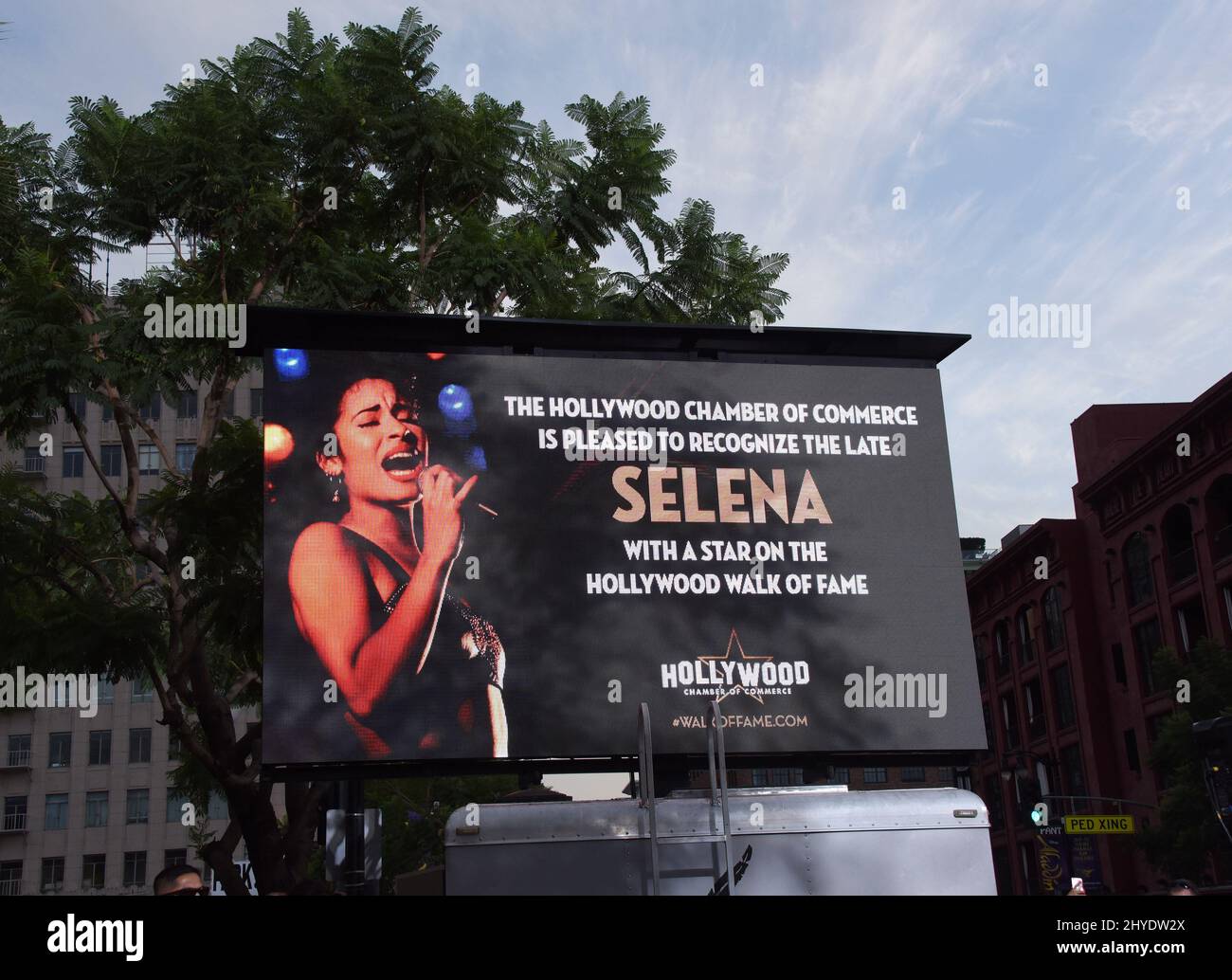 Selena Sign attending the Selena Quintanilla Star Ceremony held at the ...