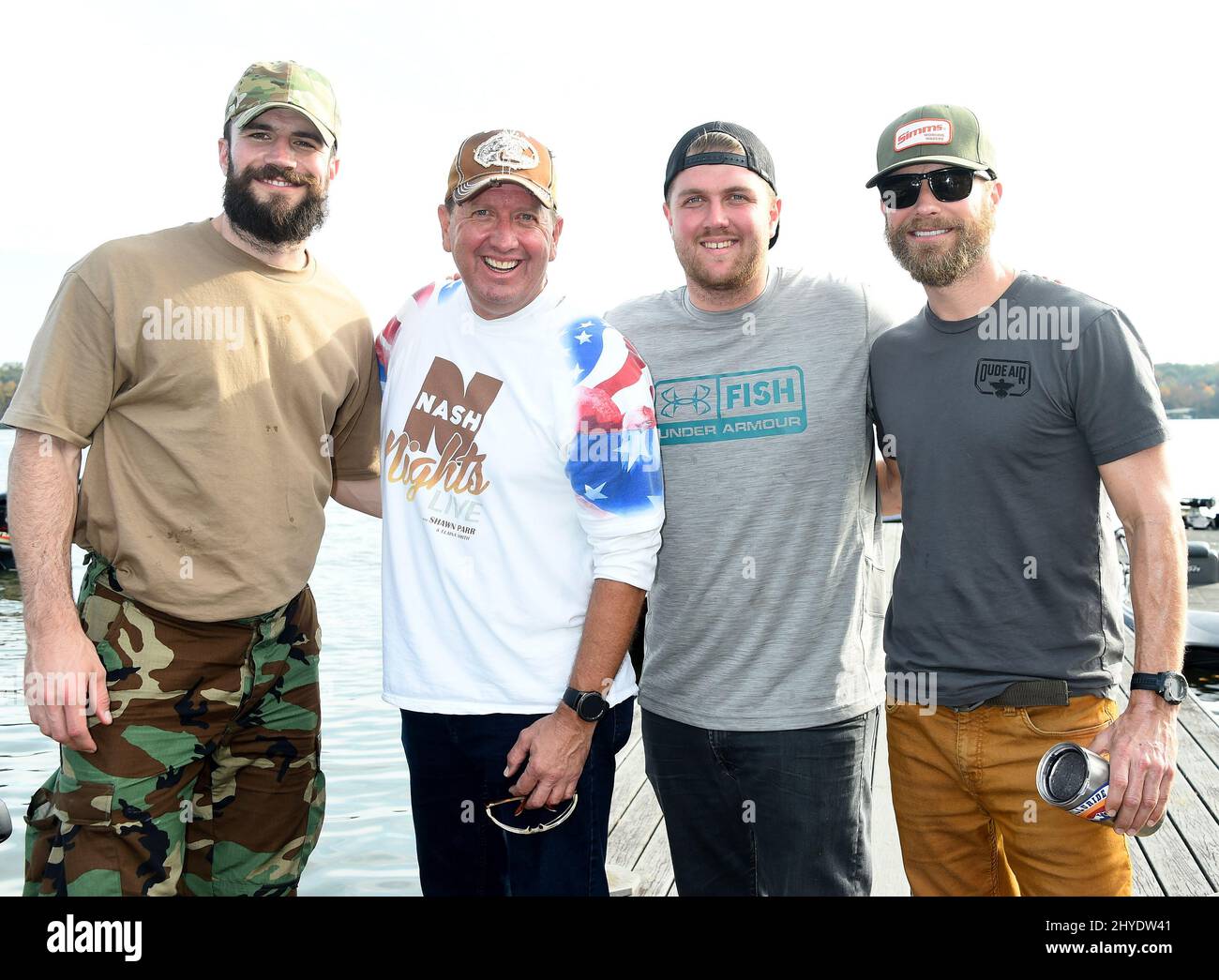 Sam Hunt, Shawn Parr, Jake Parr and Dierks Bentley The Legends "Cast ...