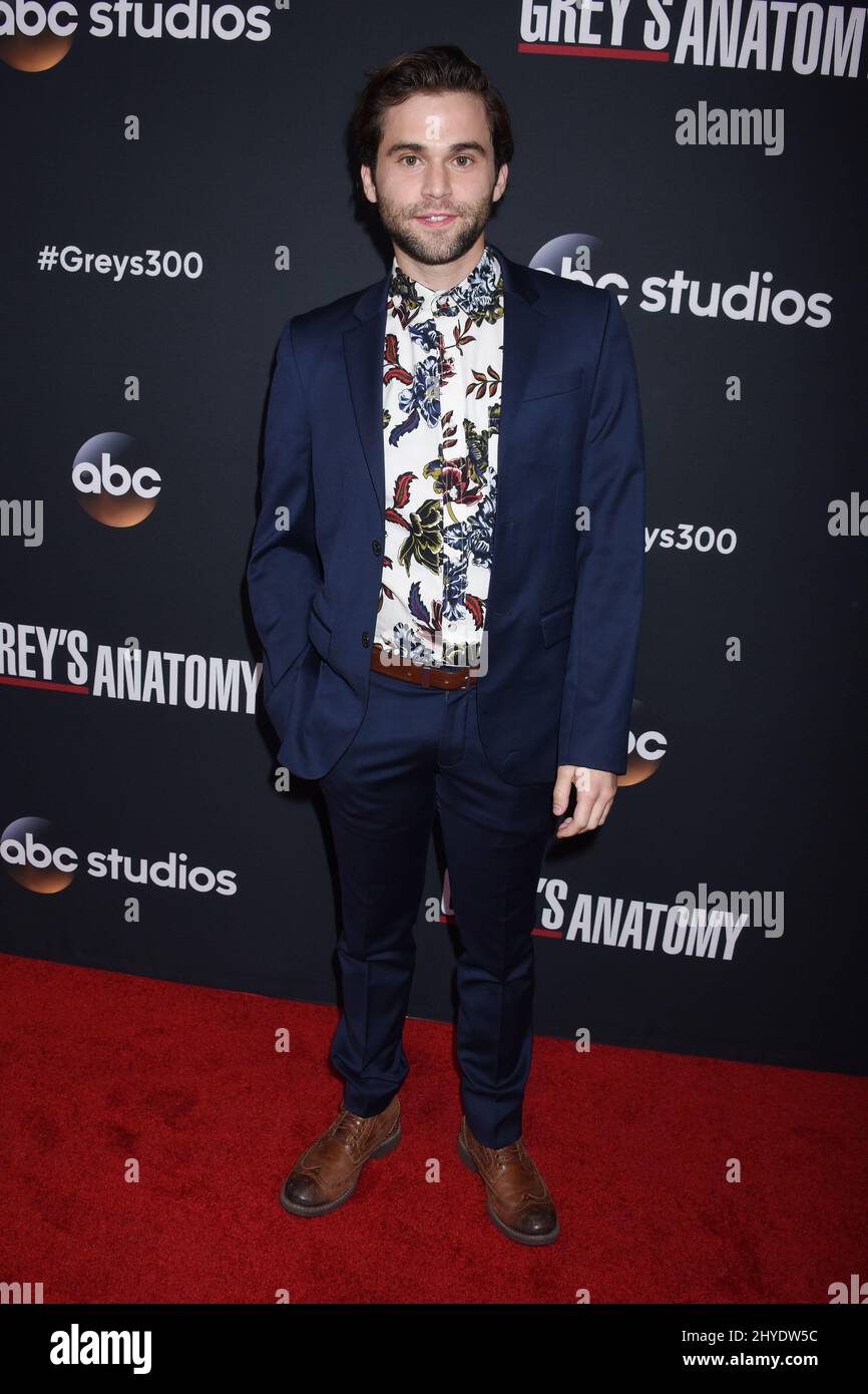 Jake Borelli attending Grey's Anatomy 300th Episode Event held at Tao ...