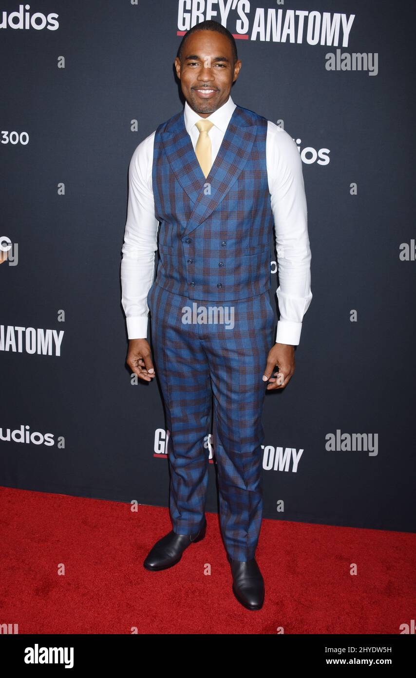 Jason George attending Grey's Anatomy 300th Episode Event held at Tao ...