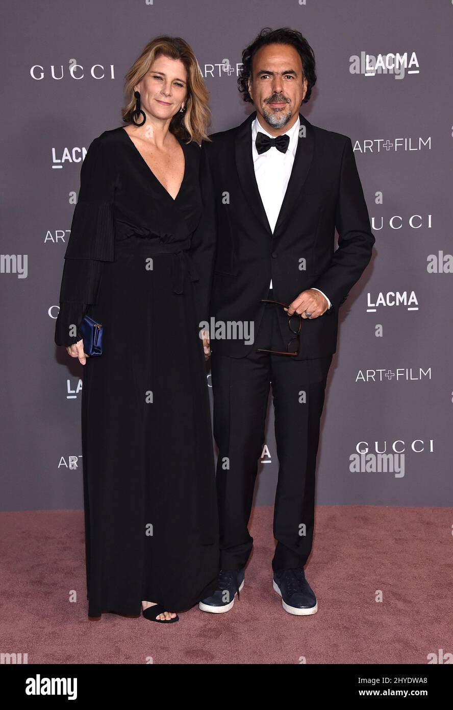 Alejandro Gonzalez Inarritu and Maria Hagerman attending the 2017 LACMA ...