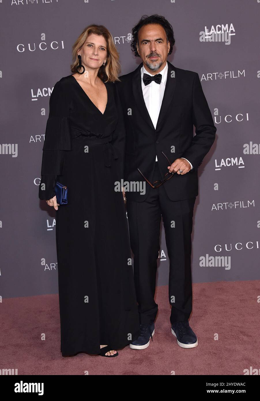 Alejandro Gonzalez Inarritu and Maria Hagerman attending the 2017 LACMA ...