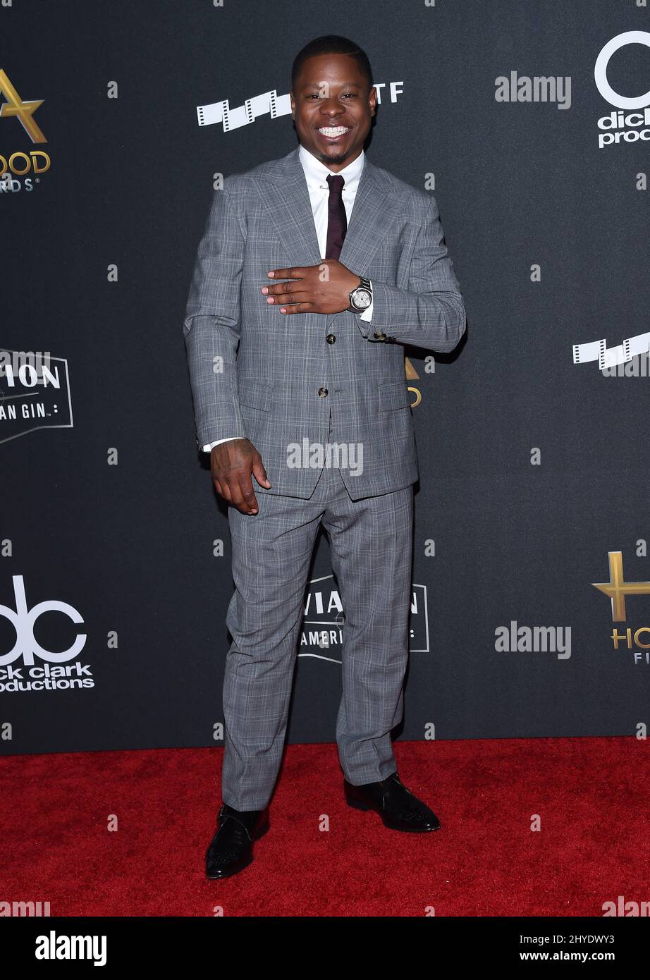 Jason Mitchell attending the 21st Annual Hollywood Film Awards held at ...