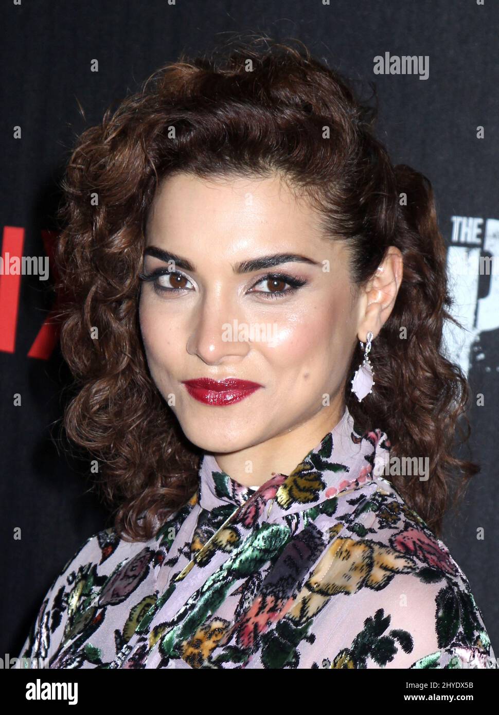 Amber Rose Revah attending the "Marvel's The Punisher" New York ...