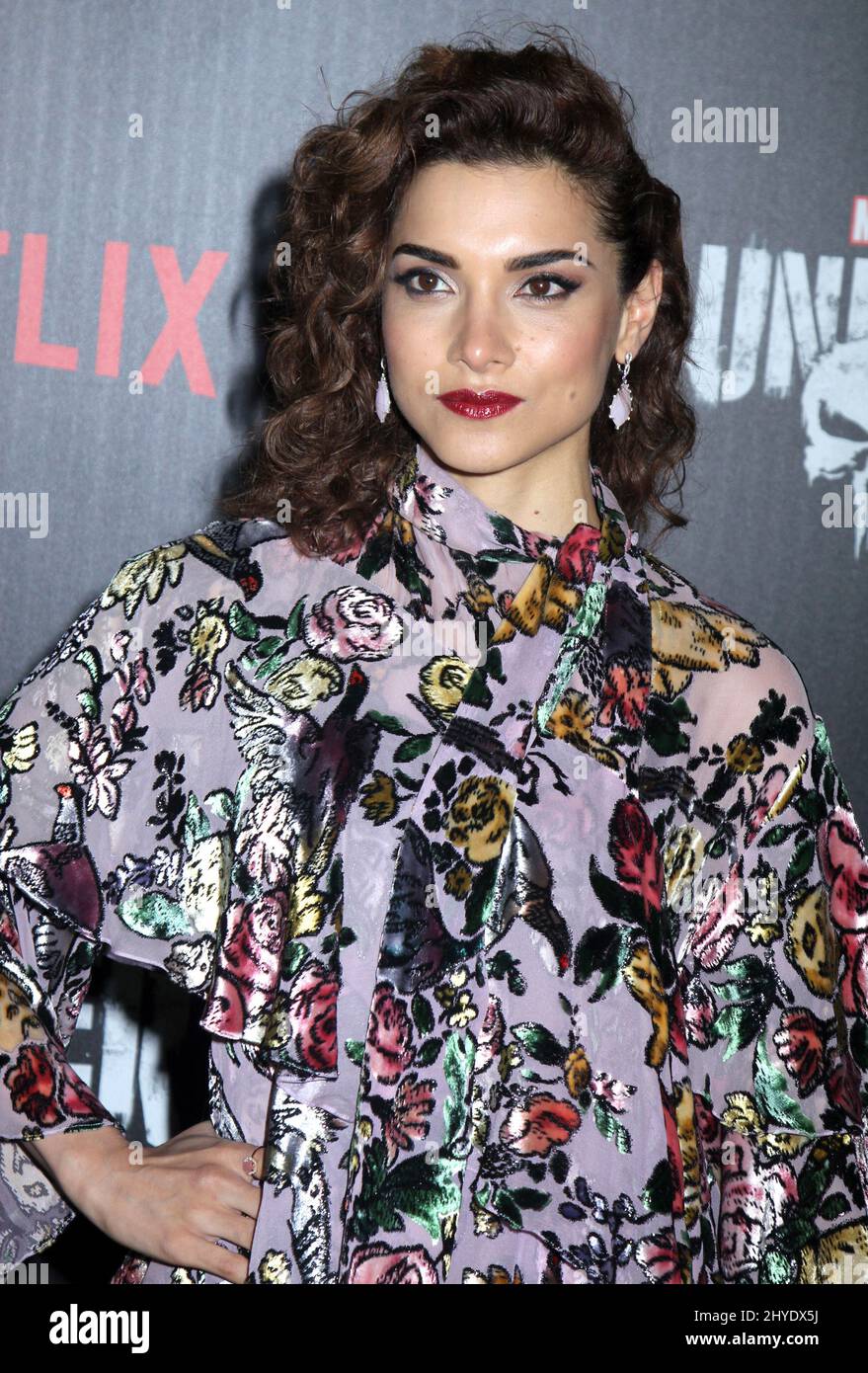 Amber Rose Revah attending the "Marvel's The Punisher" New York ...