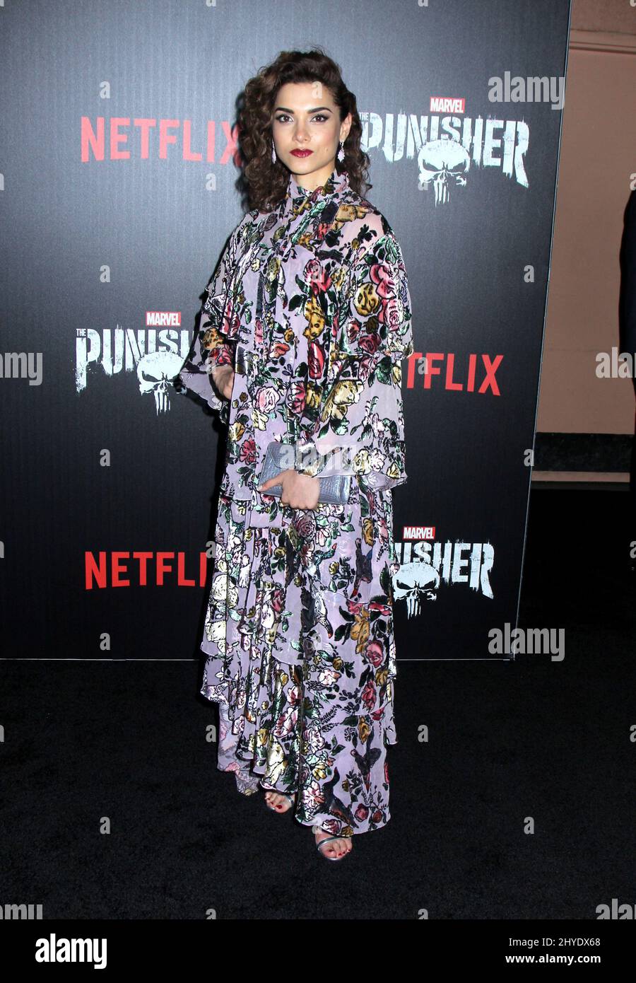 Amber Rose Revah attending the "Marvel's The Punisher" New York ...