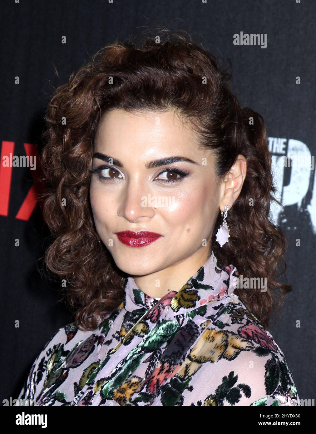 Amber Rose Revah attending the "Marvel's The Punisher" New York ...