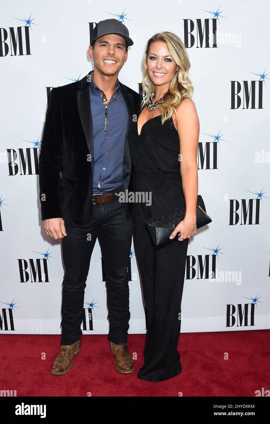 Granger Smith and Amber Bartlett at the 65th Annual BMI Country Awards ...