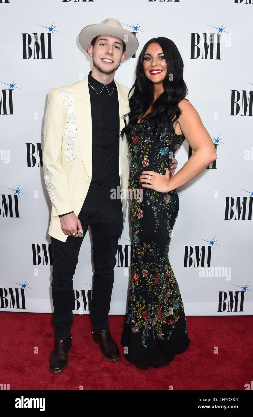 Sam Williams and Jaida Dreyer at the 65th Annual BMI Country Awards ...