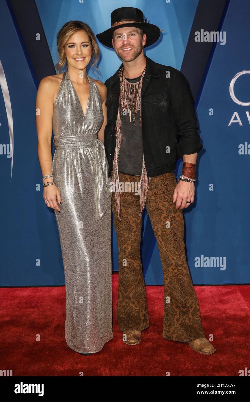 Alexandra White and Drake White attending the 51st Annual Country Music ...