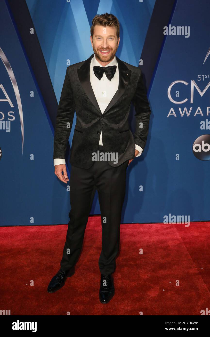 Brett Eldredge attending the 51st Annual Country Music Association ...
