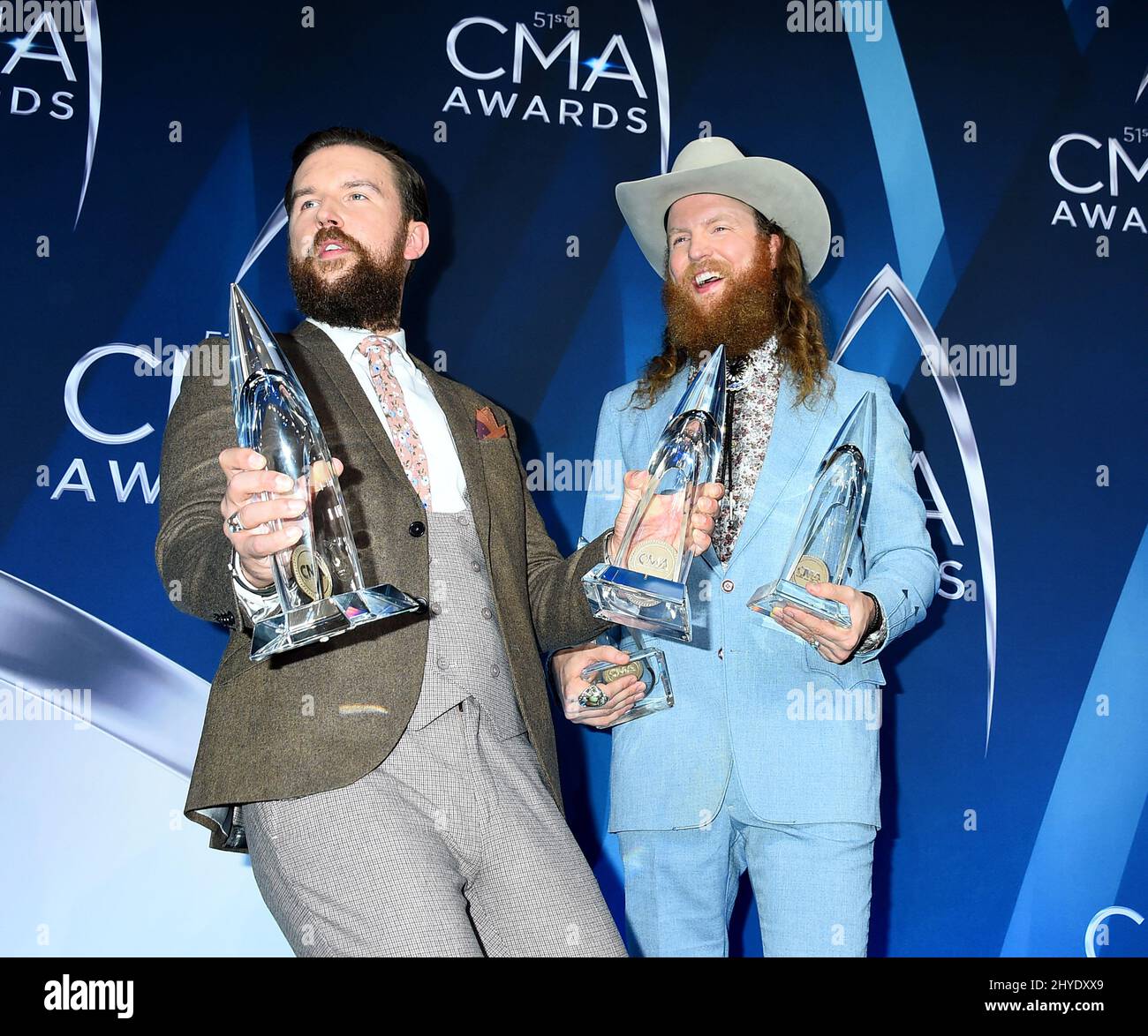 Brothers Osborne attending the 51st Annual Country Music Association ...
