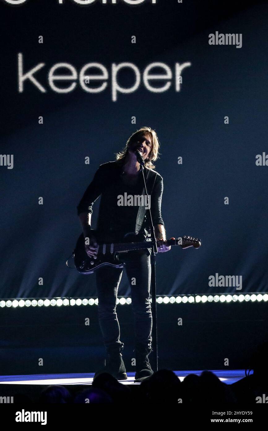 Keith Urban attending the 51st Annual Country Music Association Awards ...