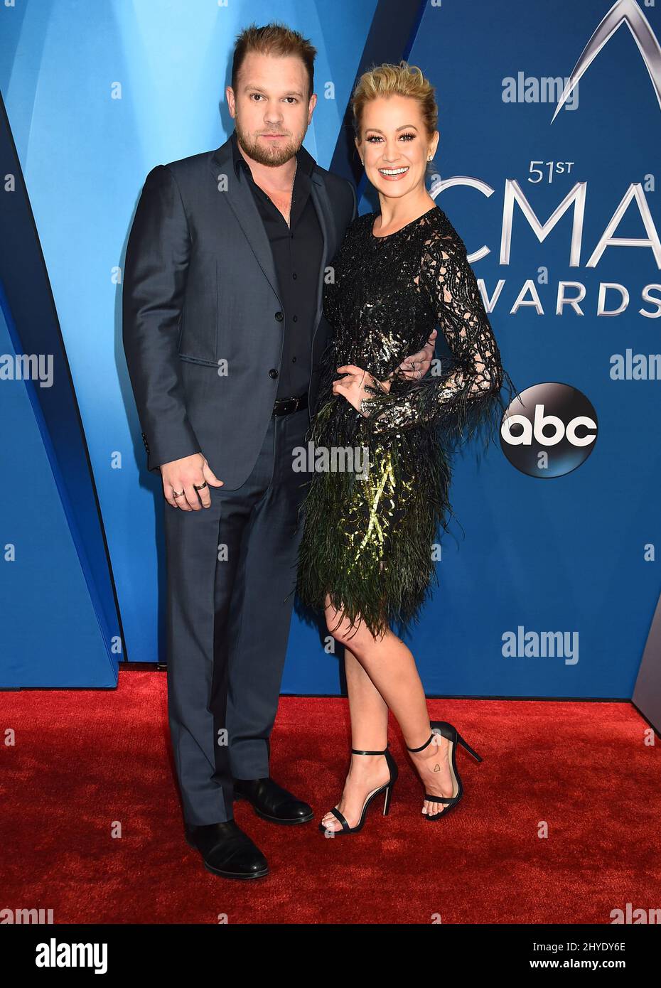 Kellie Pickler and Kyle Jacobs attending the 51st Annual Country Music ...