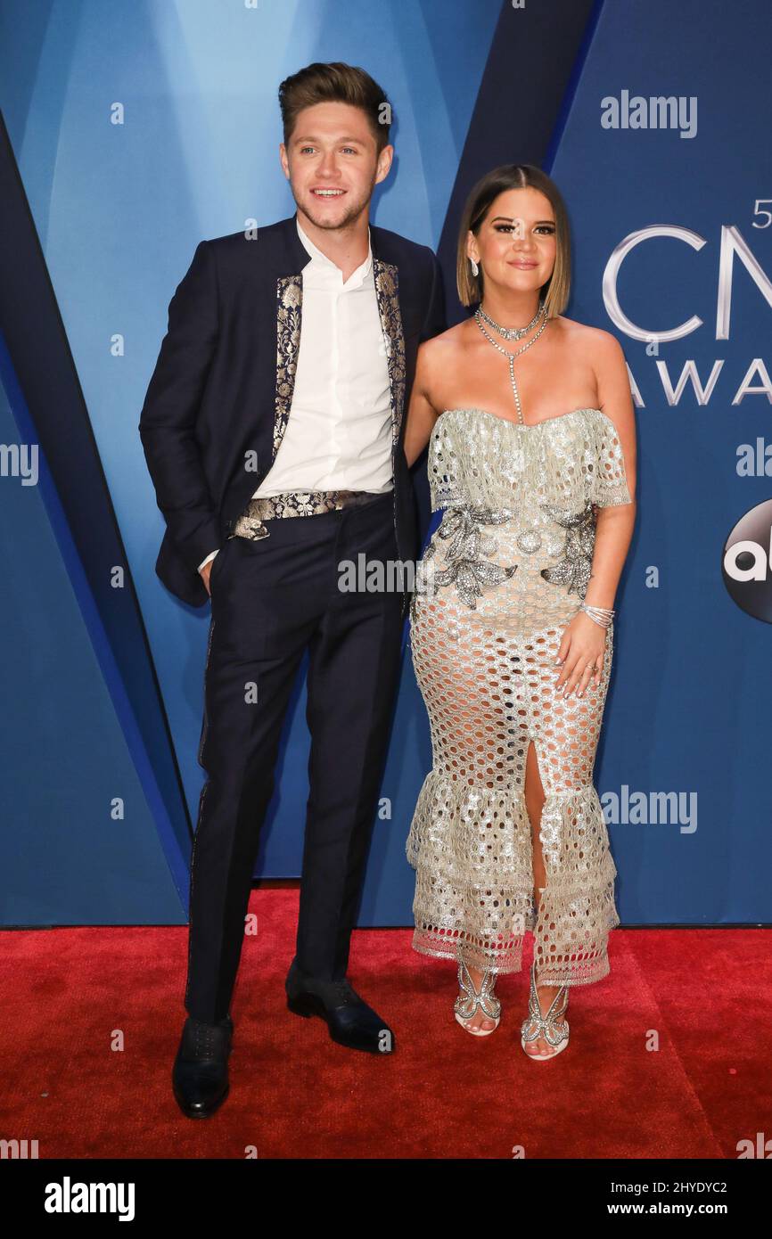 Niall Horan and Maren Morris attending the 51st Annual Country Music ...