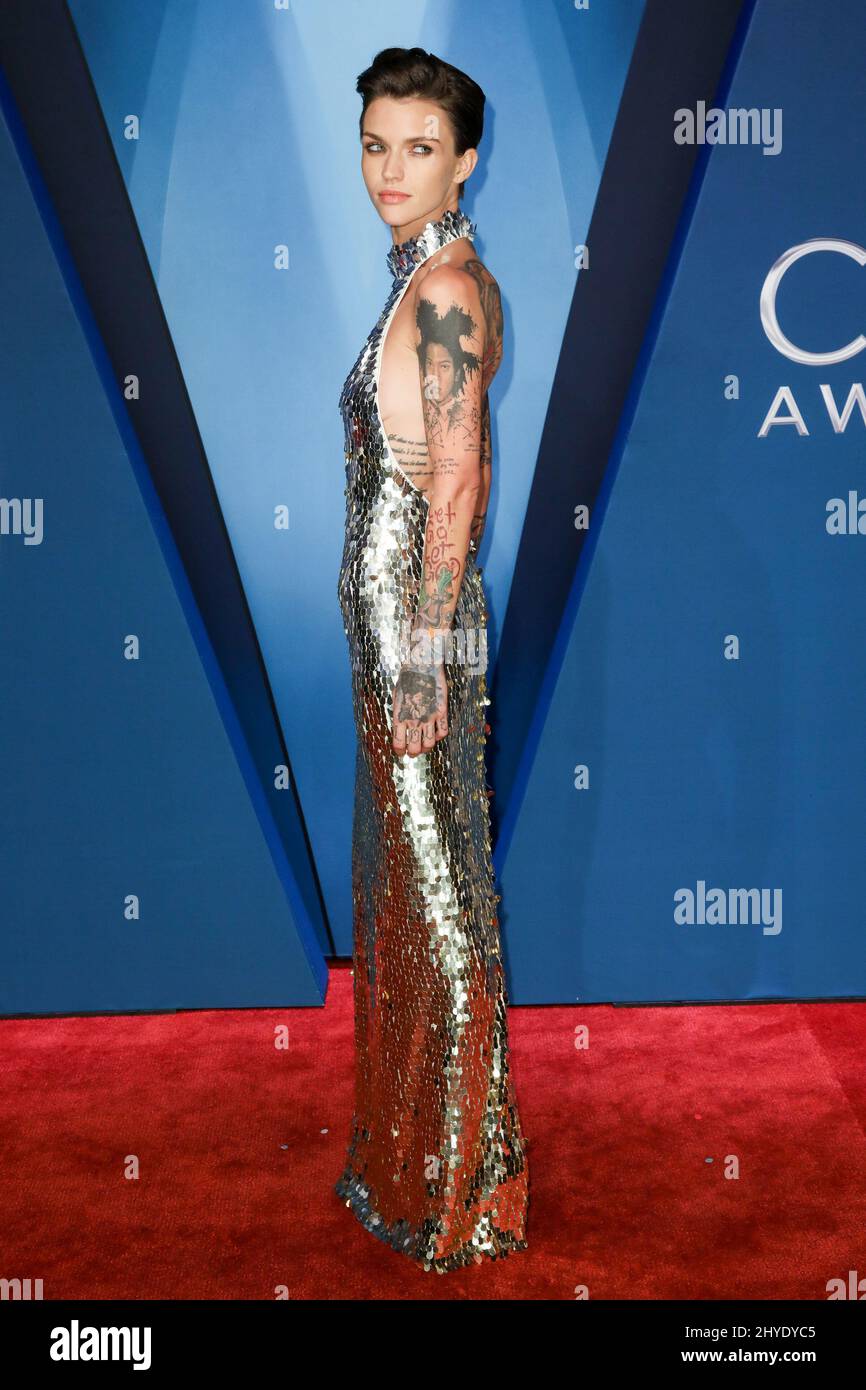 Ruby Rose attending the 51st Annual Country Music Association Awards ...