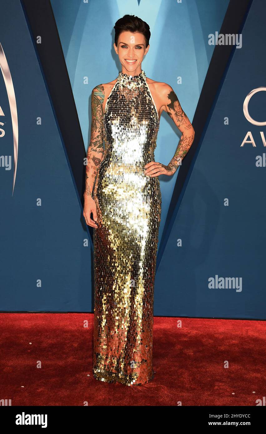 Ruby Rose attending the 51st Annual Country Music Association Awards ...