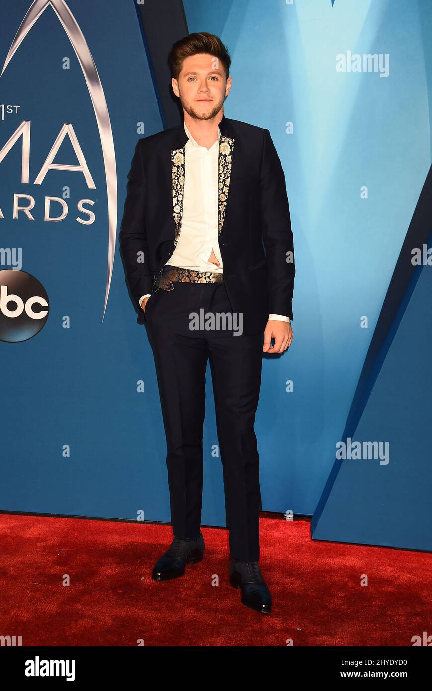 Niall Horan attending the 51st Annual Country Music Association Awards ...
