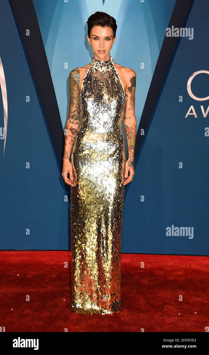 Ruby Rose attending the 51st Annual Country Music Association Awards ...
