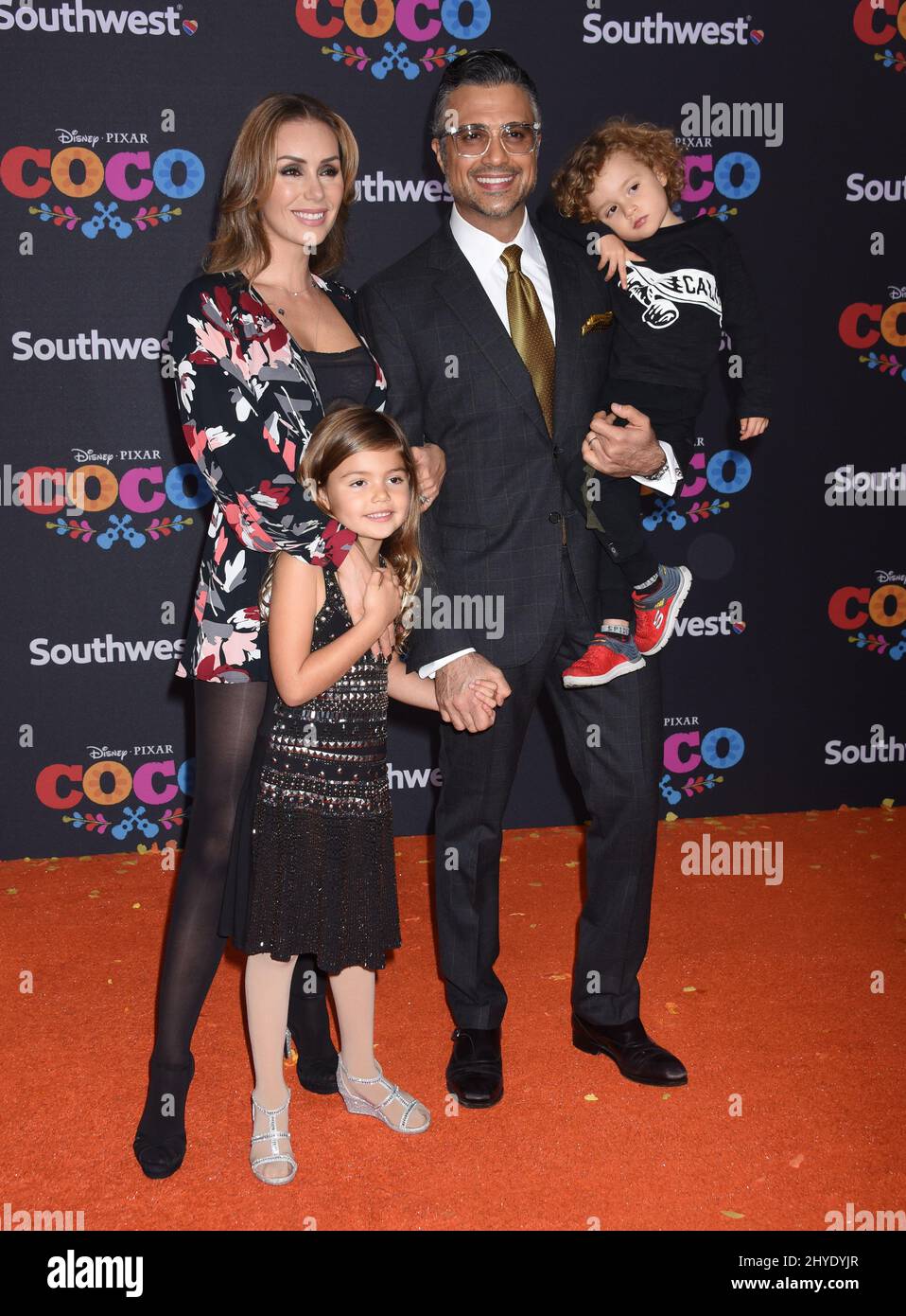 Jaime Camil, Heidi Balvanera, Jaime Camil III and Elena Camil attending ...