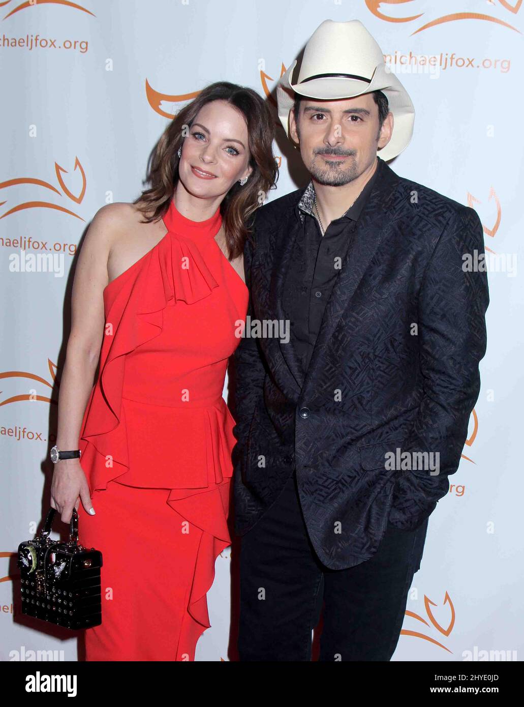 Brad Paisley & Kimberly Williams Paisley arriving for "A Funny Thing ...