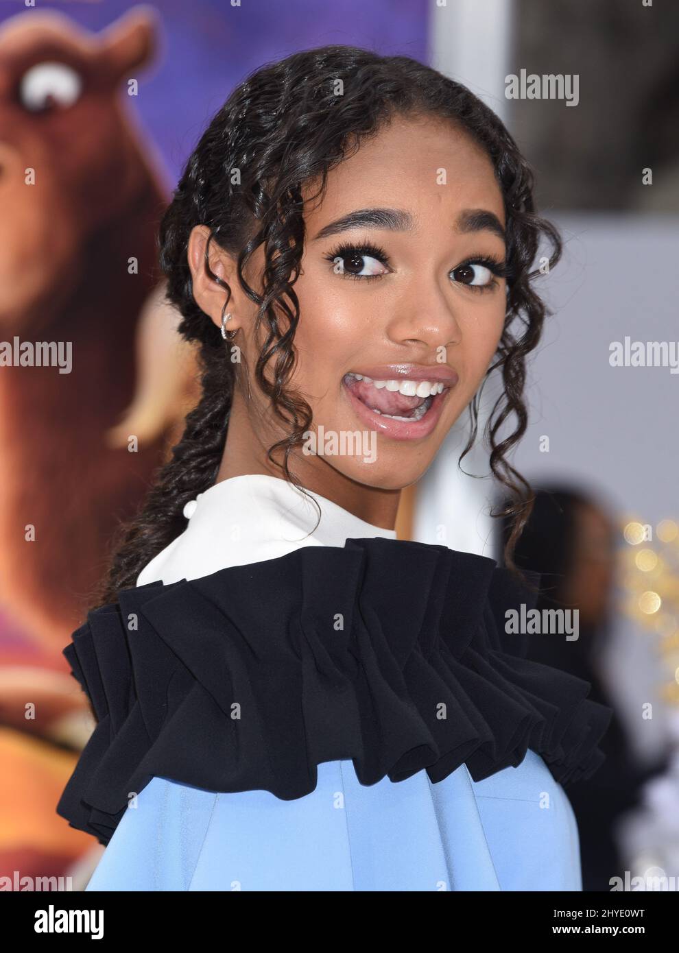 Chandler Kinney attending the world premiere of The Star, in Los ...