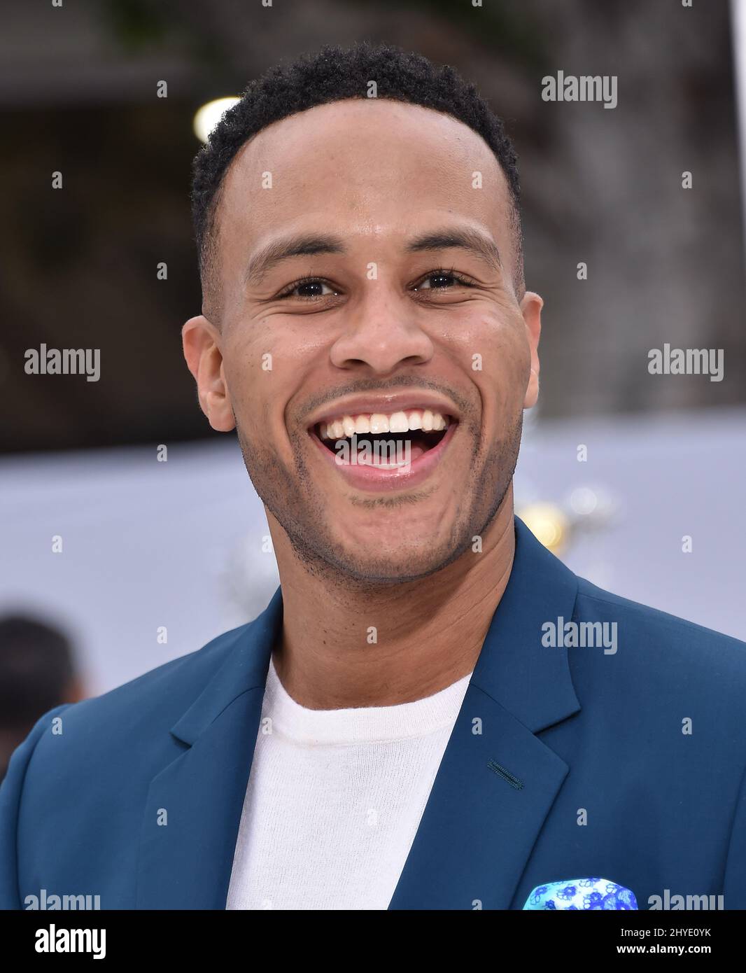 Devon Franklin attending the world premiere of The Star, in Los Angeles ...
