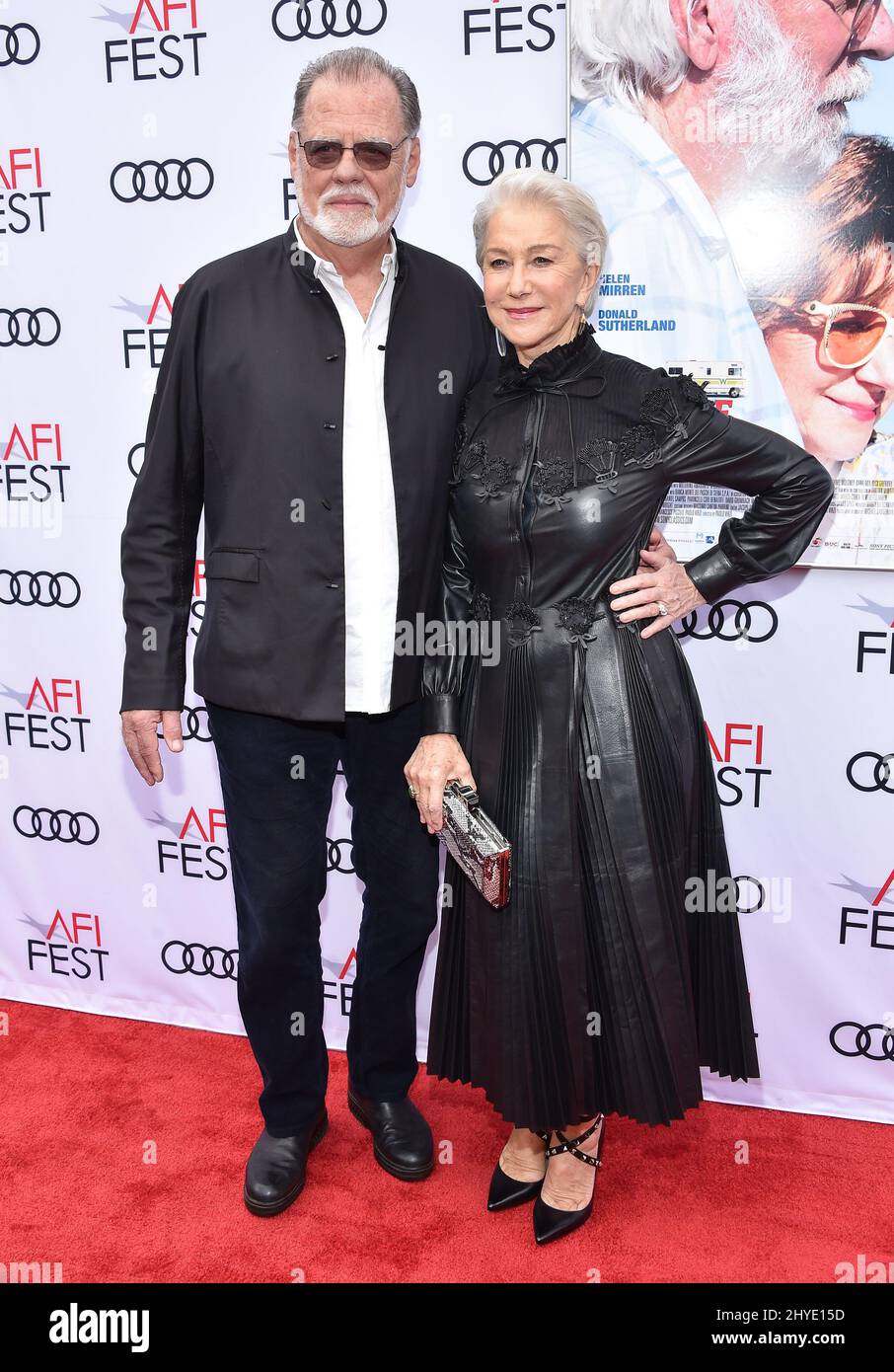 Taylor Hackford and Helen Mirren attending The Leisure Seeker Premiere ...