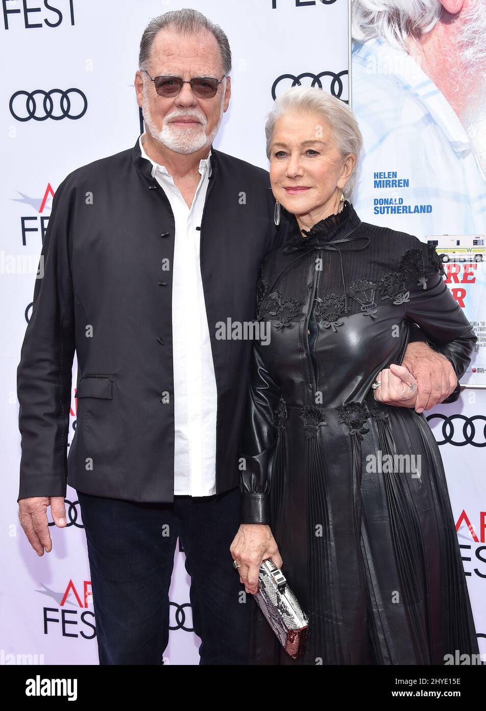 Taylor Hackford and Helen Mirren attending The Leisure Seeker Premiere ...