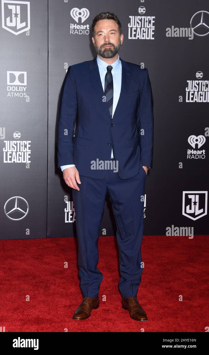 Ben Affleck attending the world premiere of Justice League held at the ...