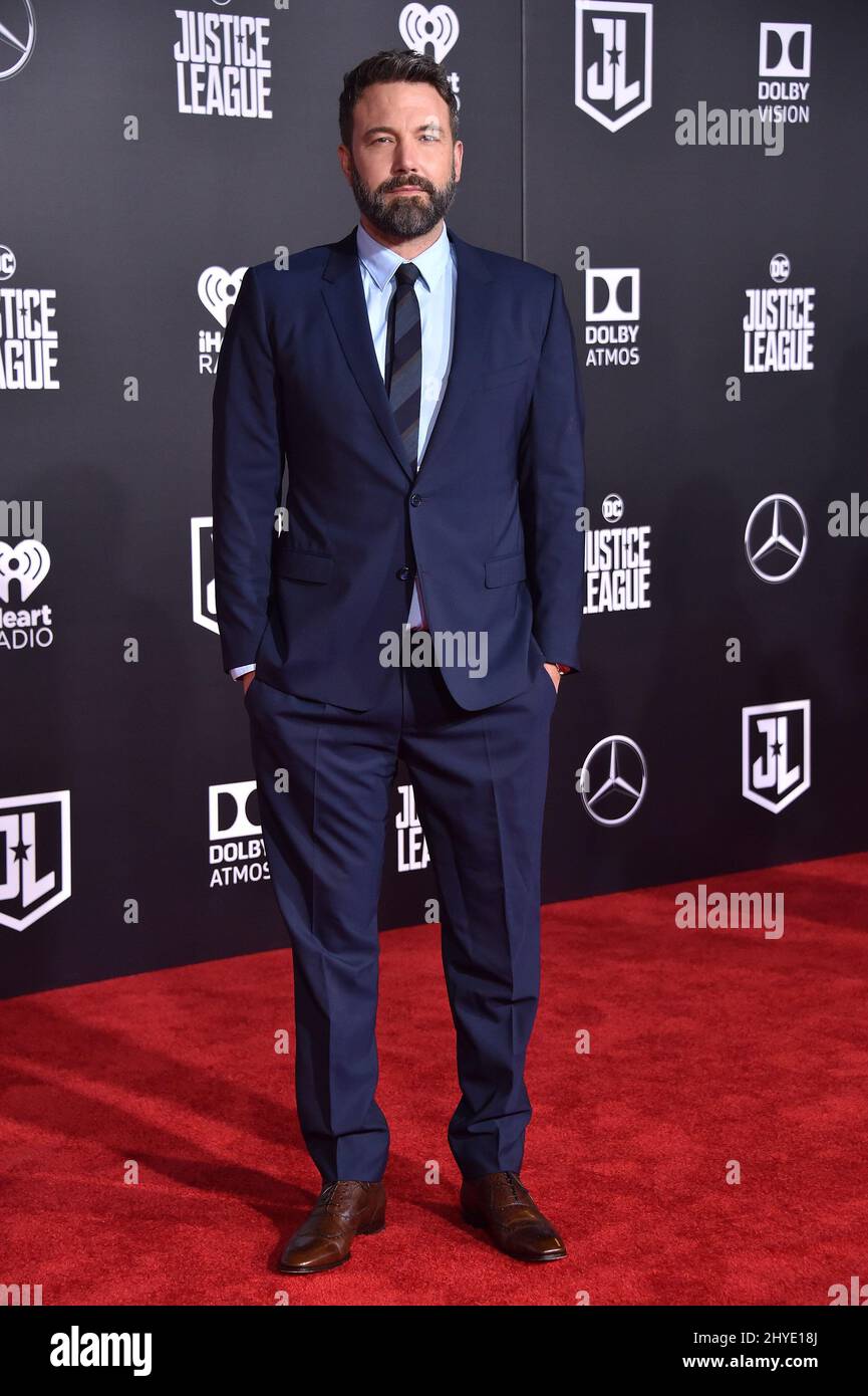 Ben Affleck attending the world premiere of Justice League held at the ...