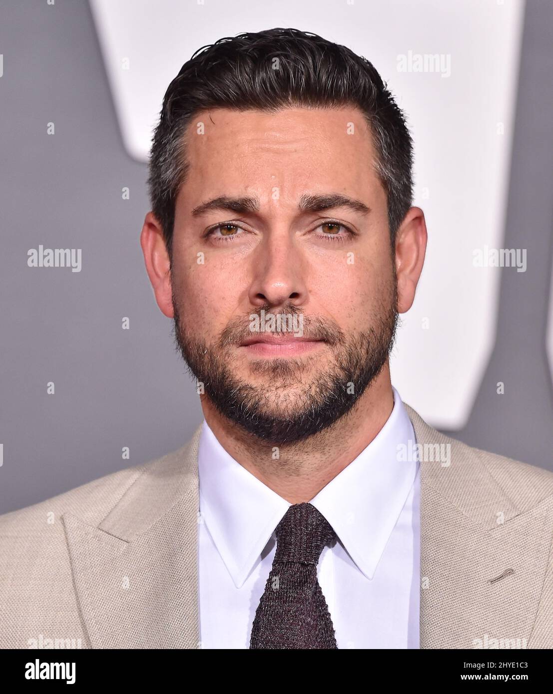 Zachary Levi attending the world premiere of Justice League held at the ...
