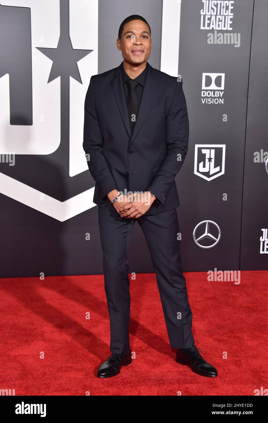 Ray Fisher attending the world premiere of Justice League held at the ...