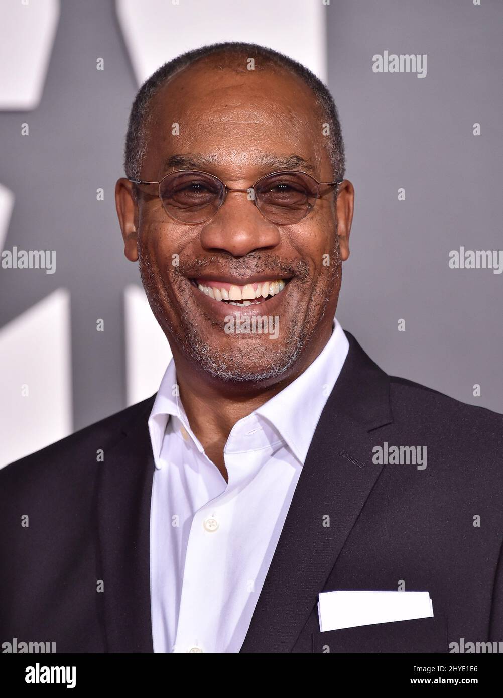 Joe Morton attending the world premiere of Justice League held at the ...