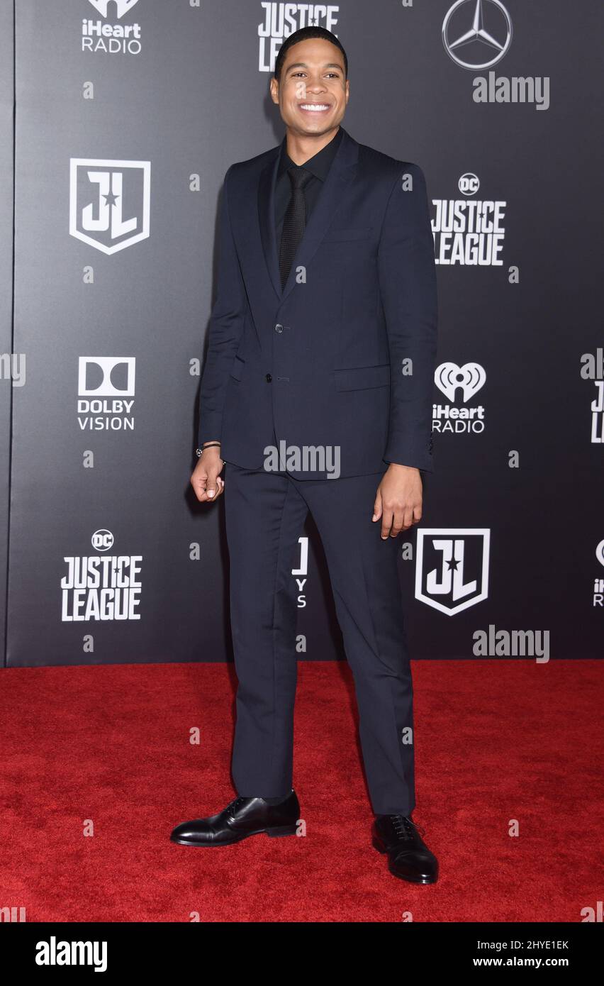 Ray Fisher attending the world premiere of Justice League held at the ...