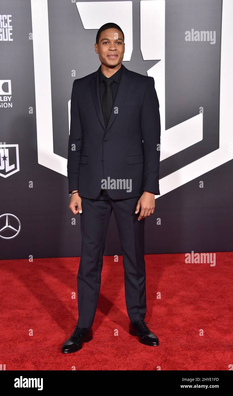 Ray Fisher attending the world premiere of Justice League held at the ...